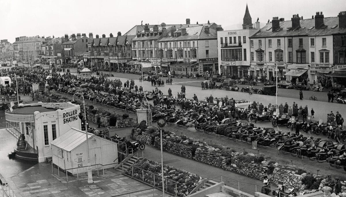 Rhyl seafront scene | Classic Bike Hub