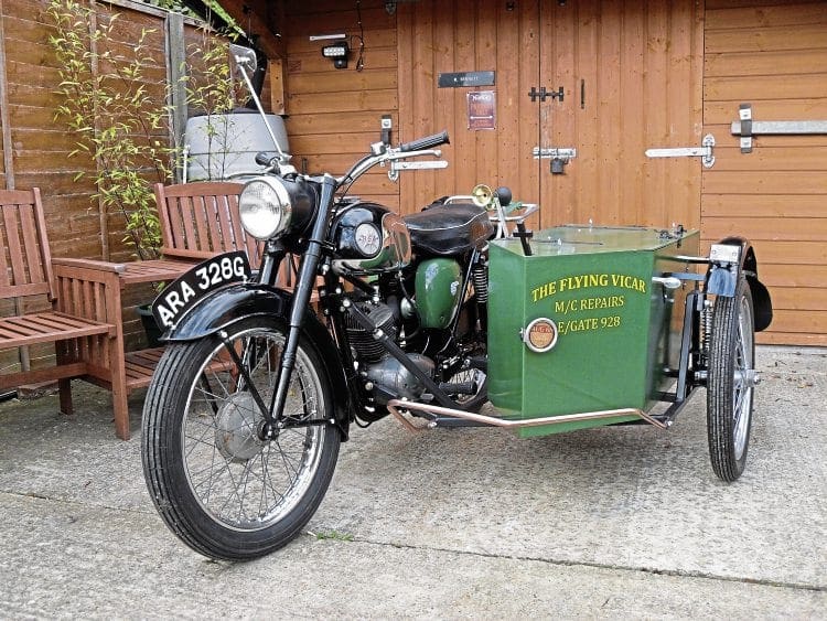 The ‘Flying Vicar’ is at it again! | Old Bike Mart