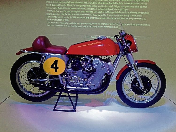 Restored Marsh MR4 racer on display at National Motorcycle Museum | Old ...