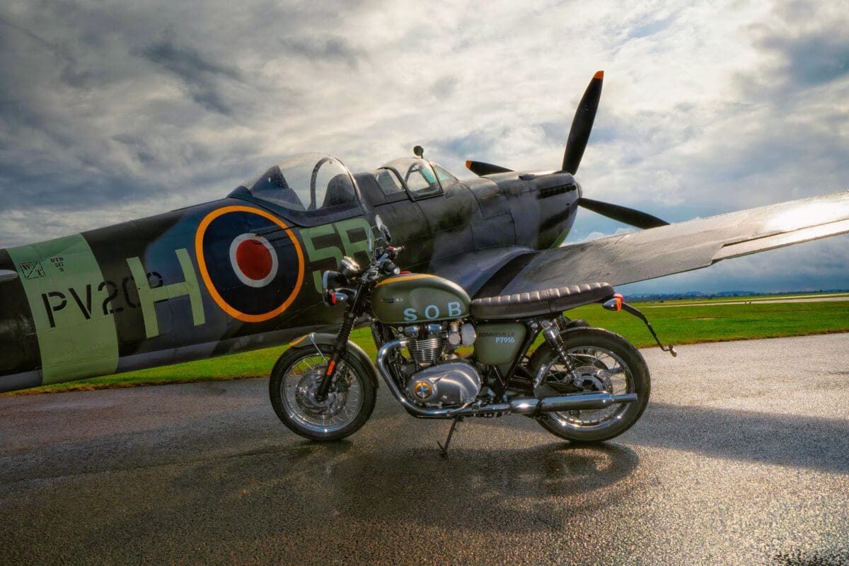 One-off 'spitfire' motorcycle up for auction | Old Bike Mart
